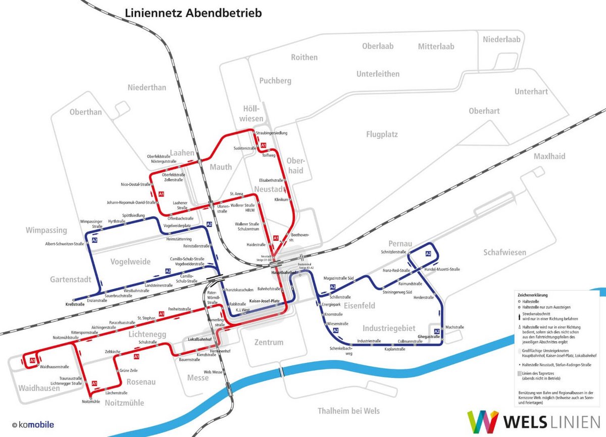 Liniennetz | Wels Linien